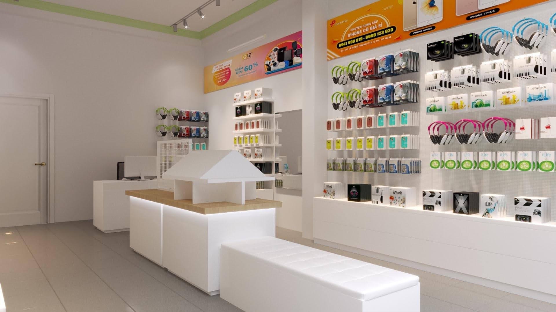 Thiết kế shop giá rẻ Thiết kế thi công shop trọn gói tại TP.HCM.